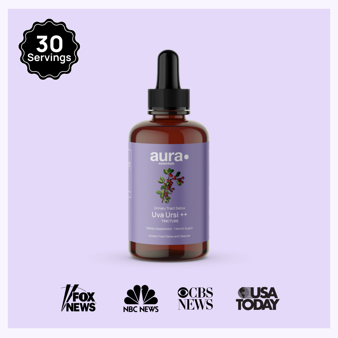 Say Goodbye to UTIs with Our Natural UTI Liquid Tincture - Try Now! – Aura Essentials Gummies